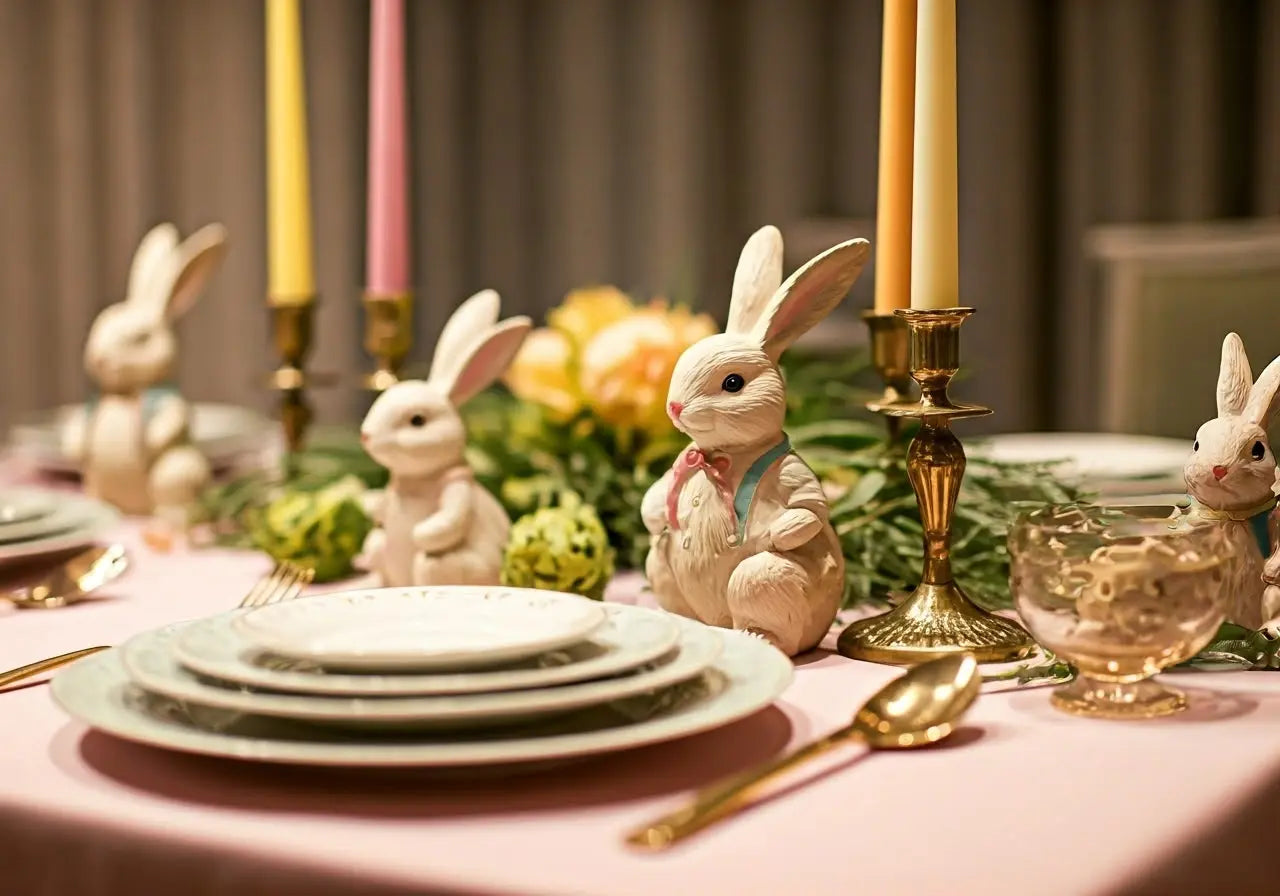 Creating a Chic Easter Vibe with Luxury Decor and Easter Bunnies – Mama ...