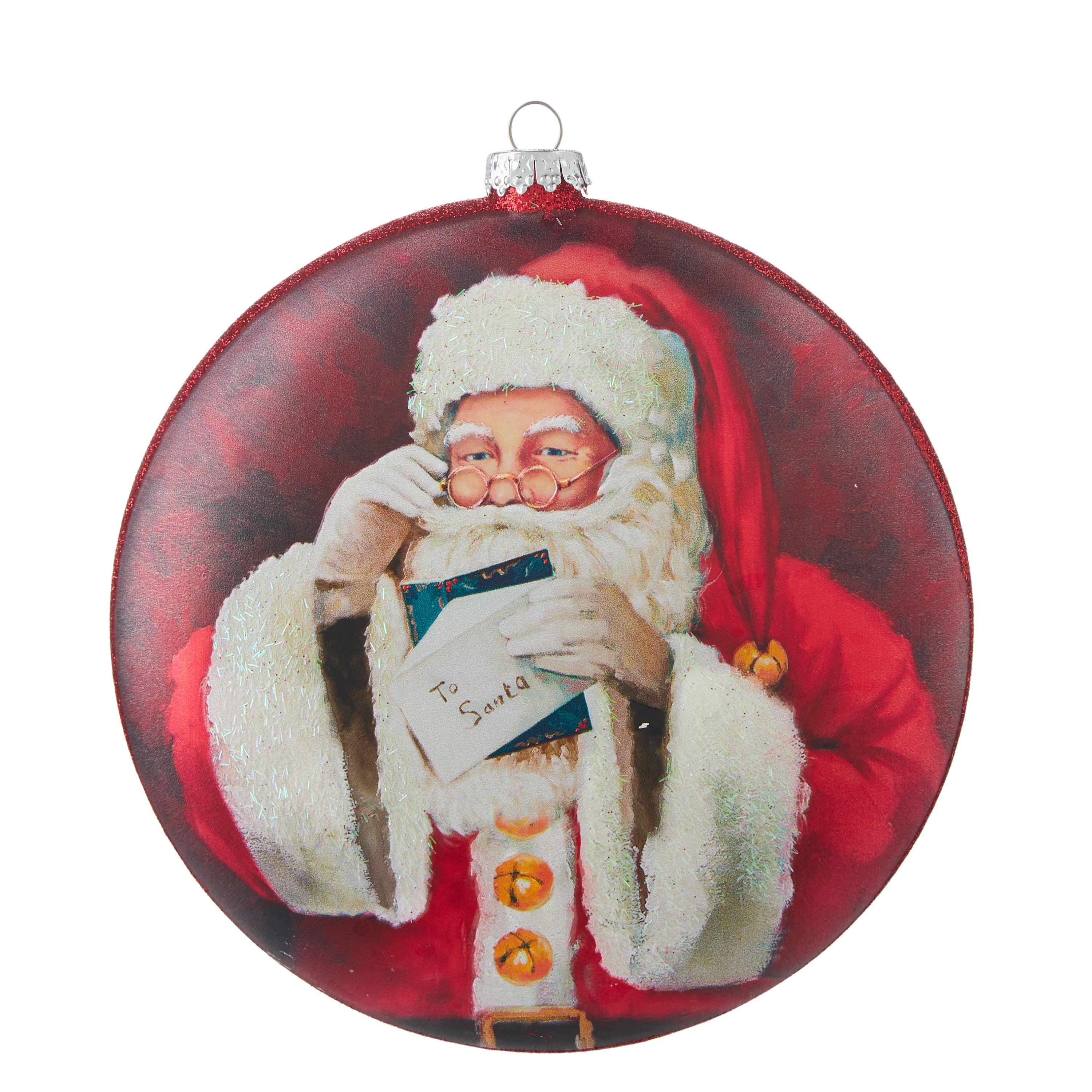 6" Santa Disc – Mama Noel Designs