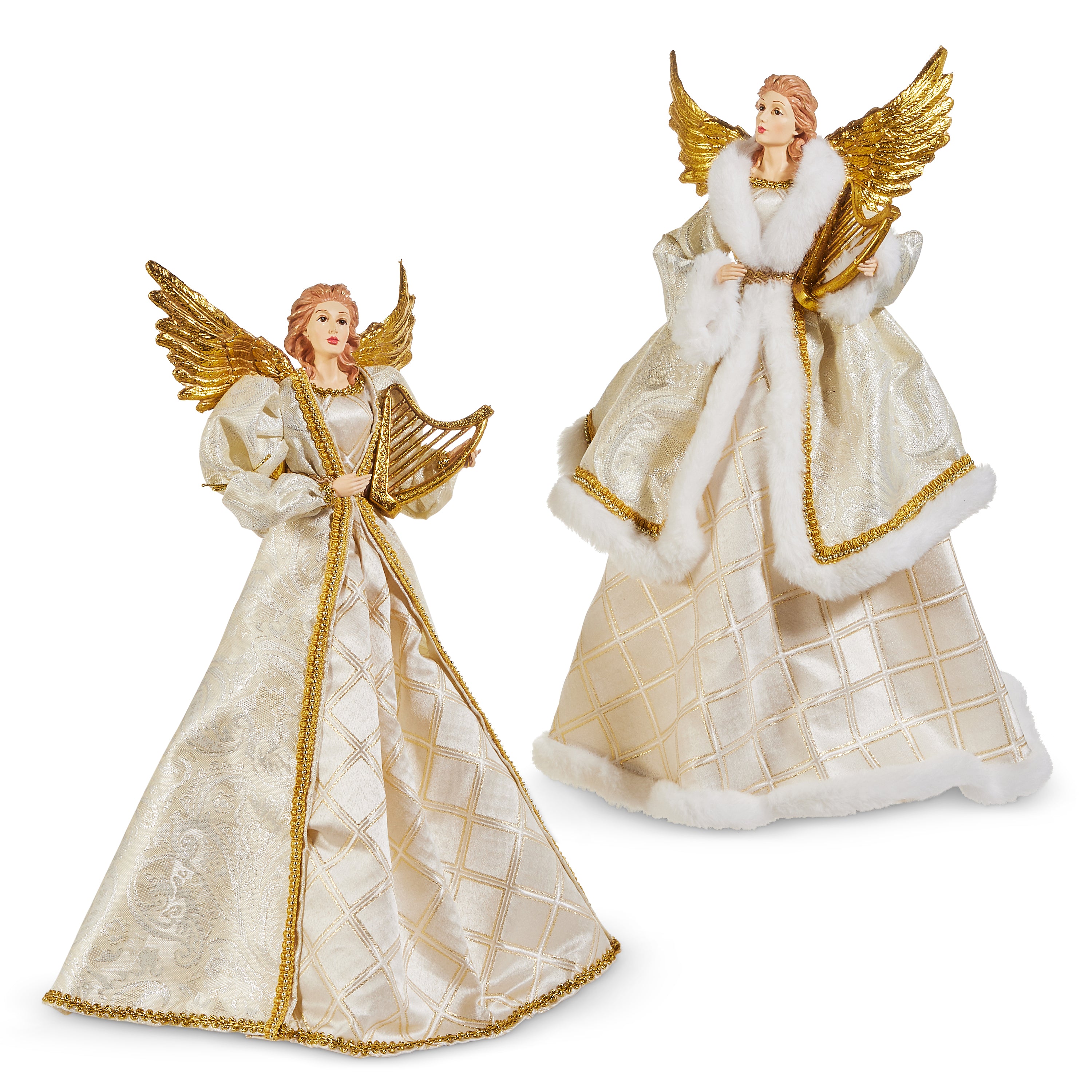 RAZ 18.5" Victorian Angel Tree Topper - Choice of 2 Styles – Mama Noel ...
