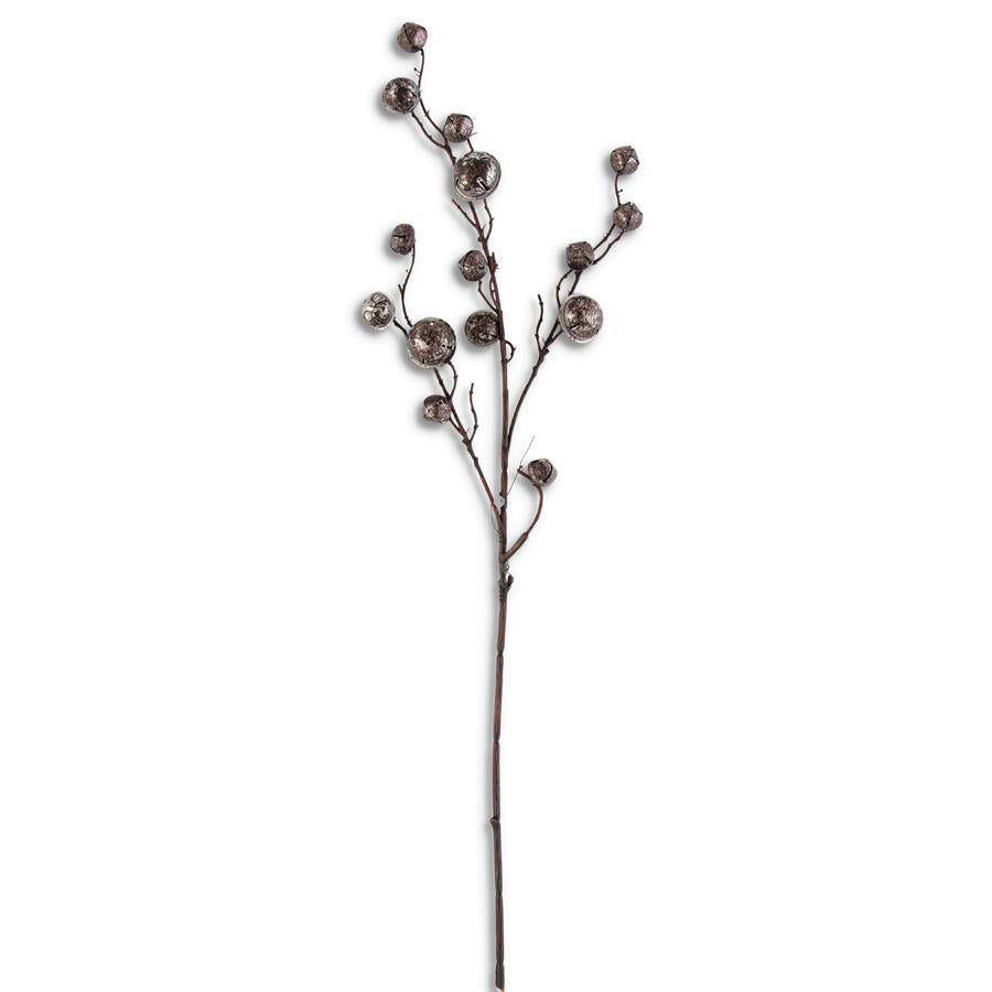 30" Antique Silver Bell Branch – Mama Noel Designs